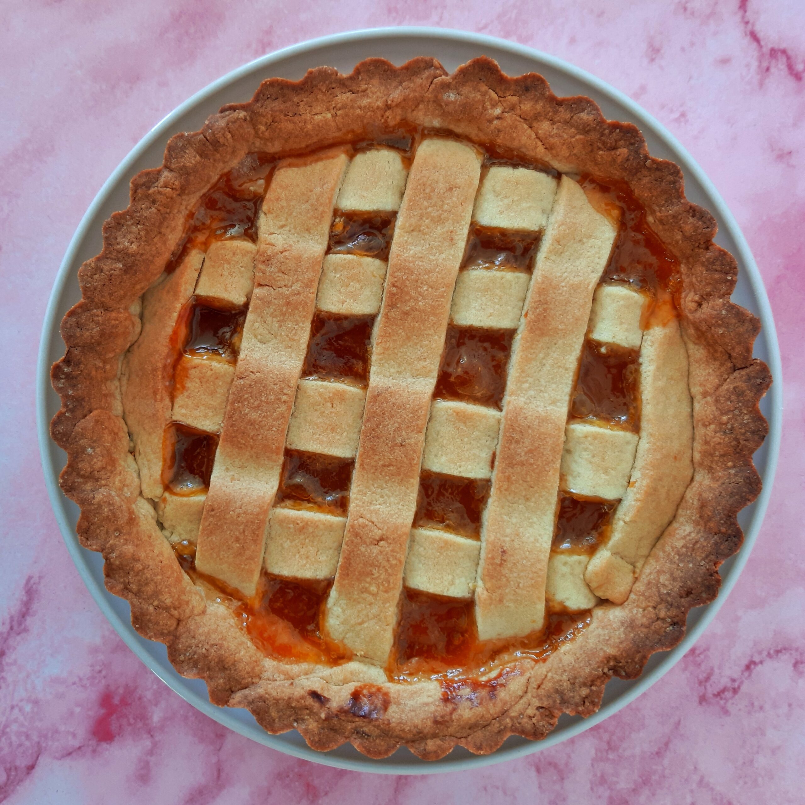 Classic Crostata with apricot jam - the-balanced-plate