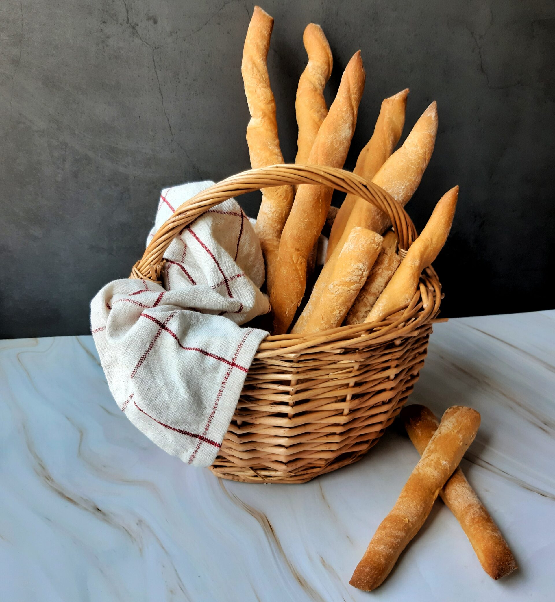 Easy and Rustic Grissini (Breadsticks) - the-balanced-plate