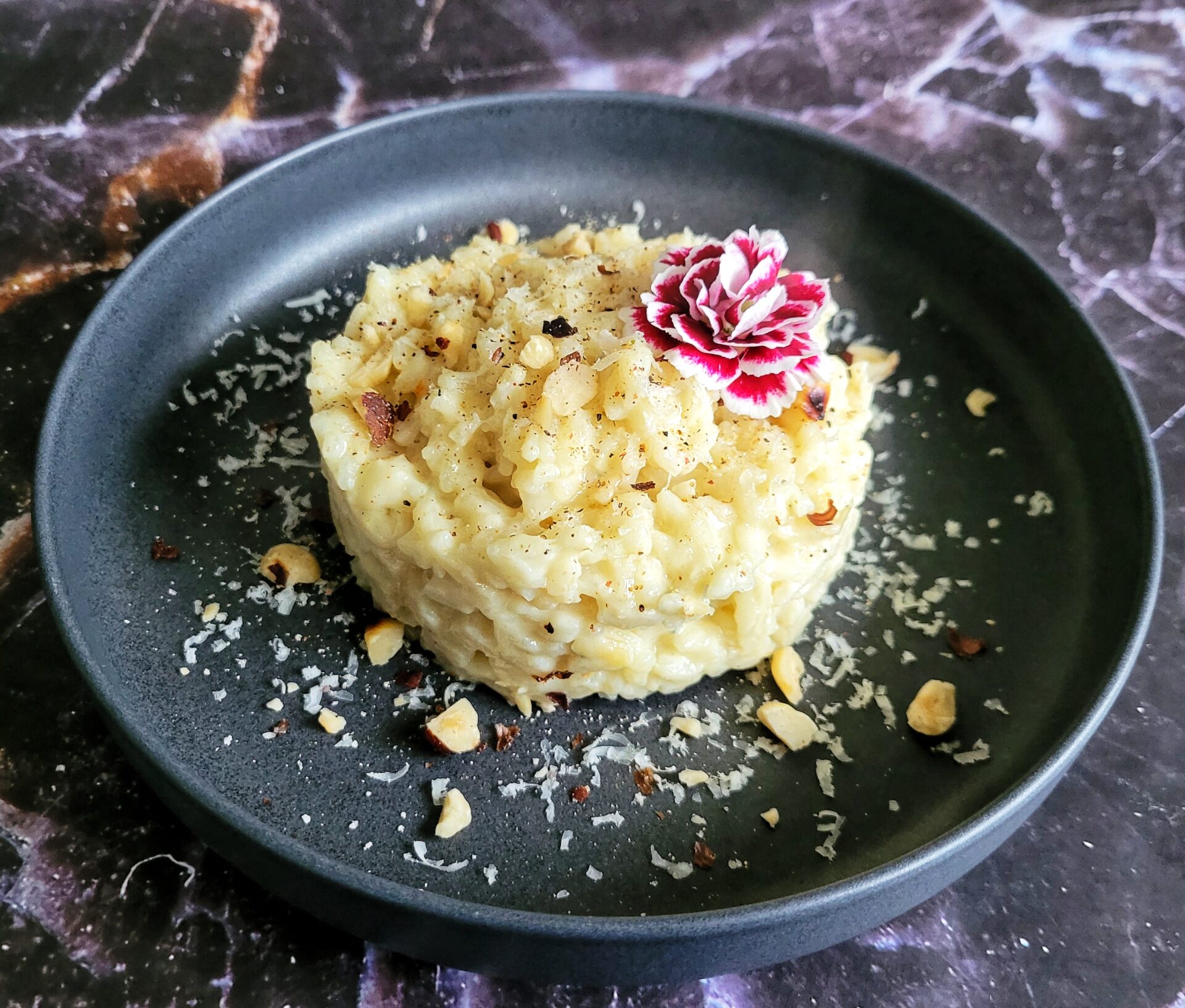 Risotto with sweet Gorgonzola & Hazelnuts - the-balanced-plate
