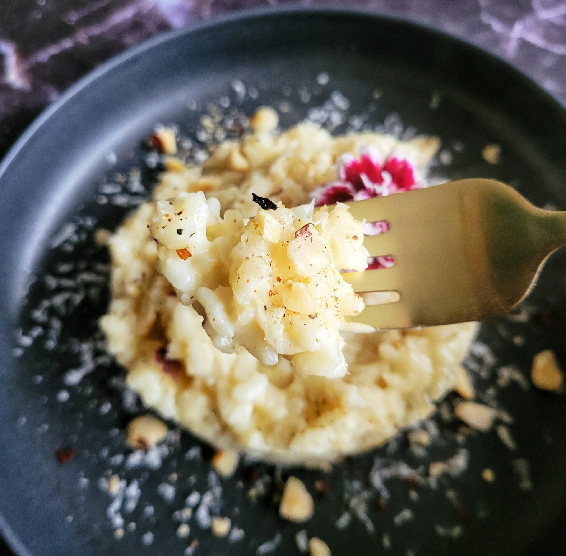 Risotto with sweet Gorgonzola & Hazelnuts - the-balanced-plate