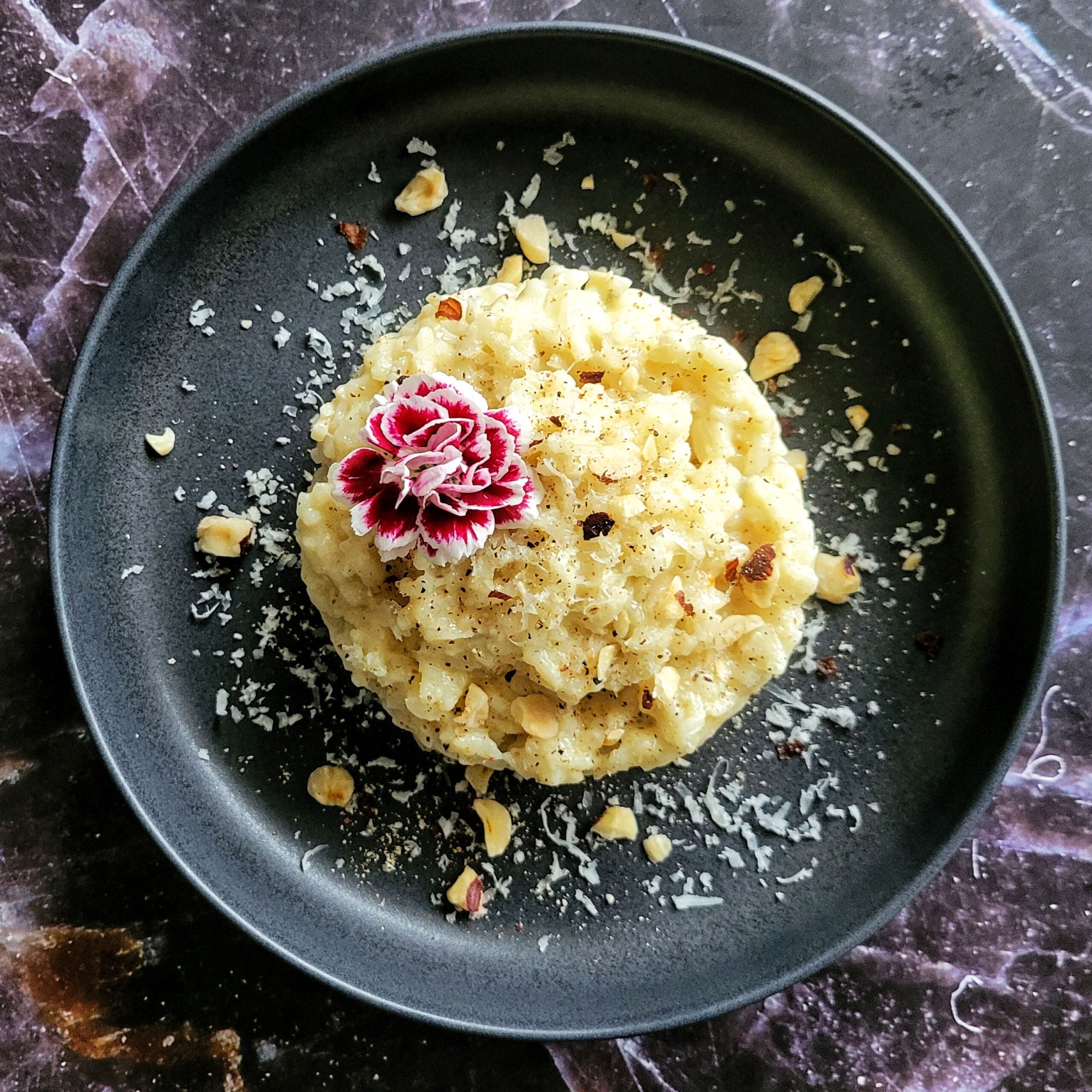Risotto with sweet Gorgonzola & Hazelnuts - the-balanced-plate