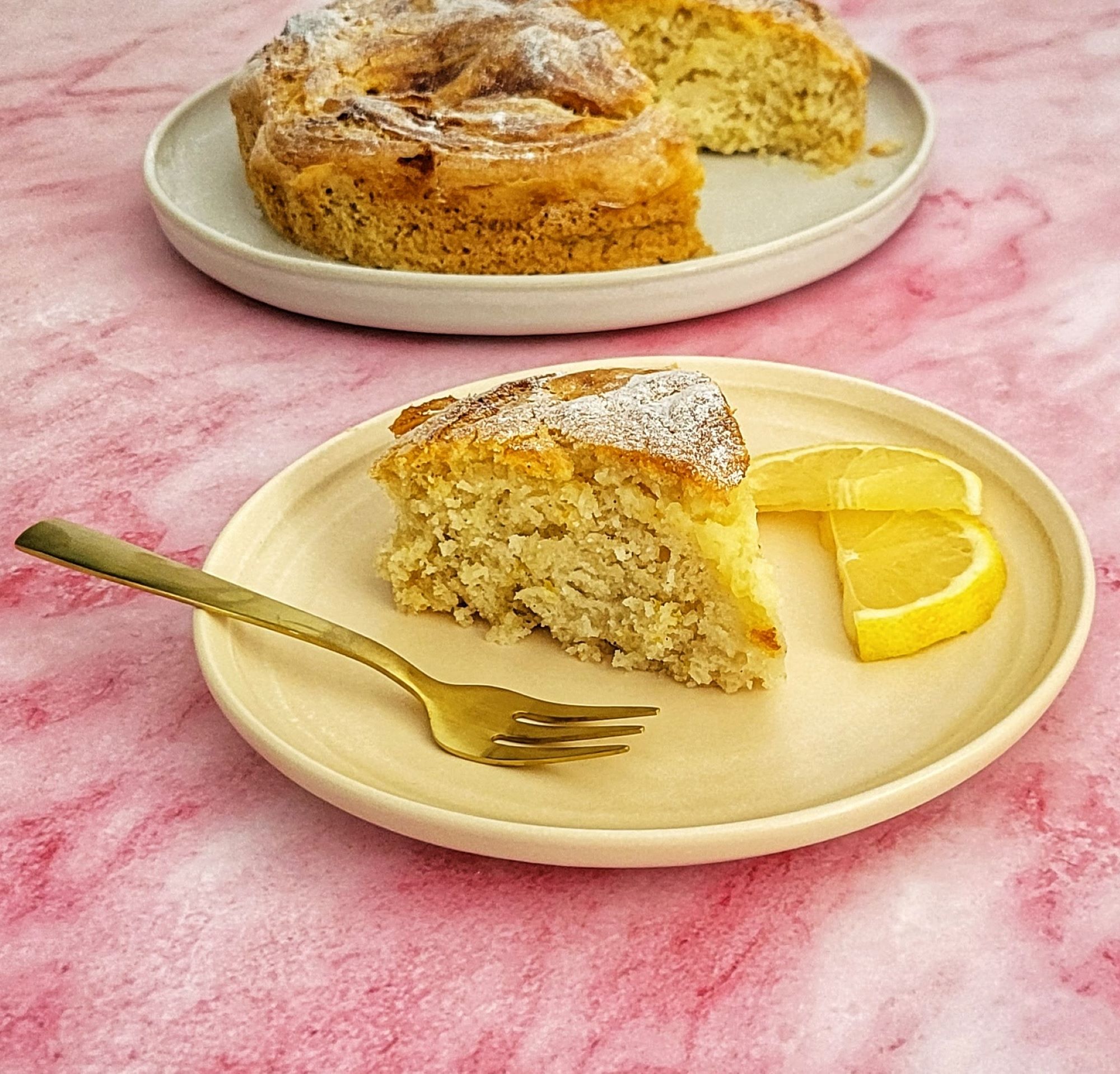 Light and Creamy Lemon Cake - the-balanced-plate