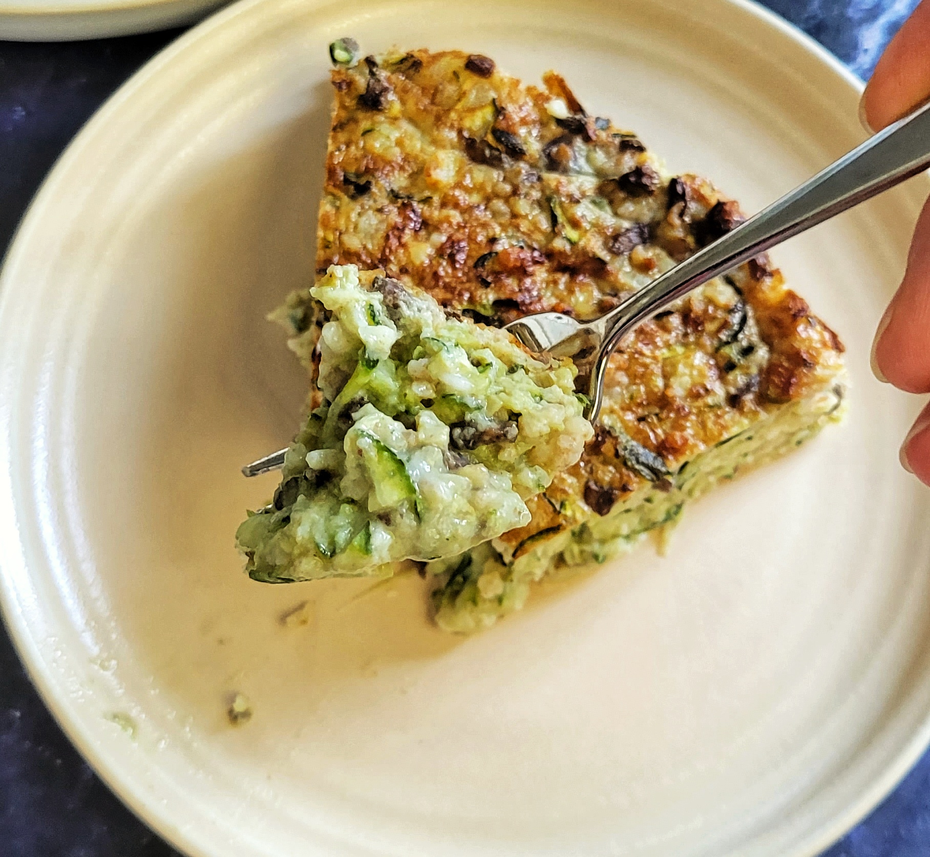 Crustless Courgette Quiche - Easy and Delicious! - the-balanced-plate