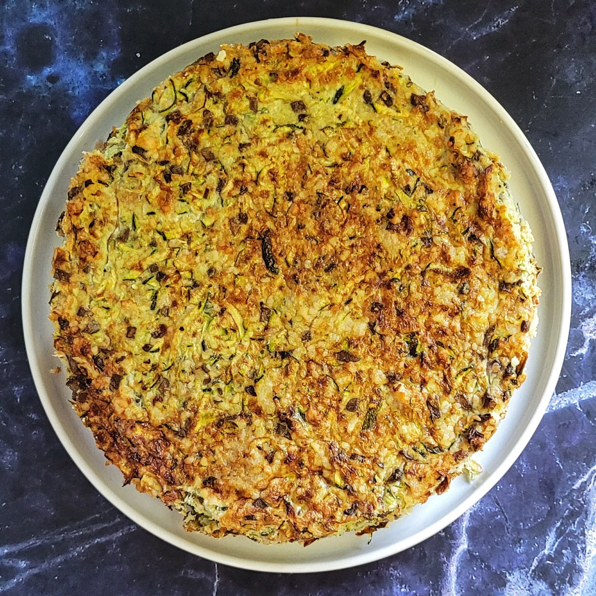 Crustless Courgette Quiche - Easy and Delicious! - the-balanced-plate
