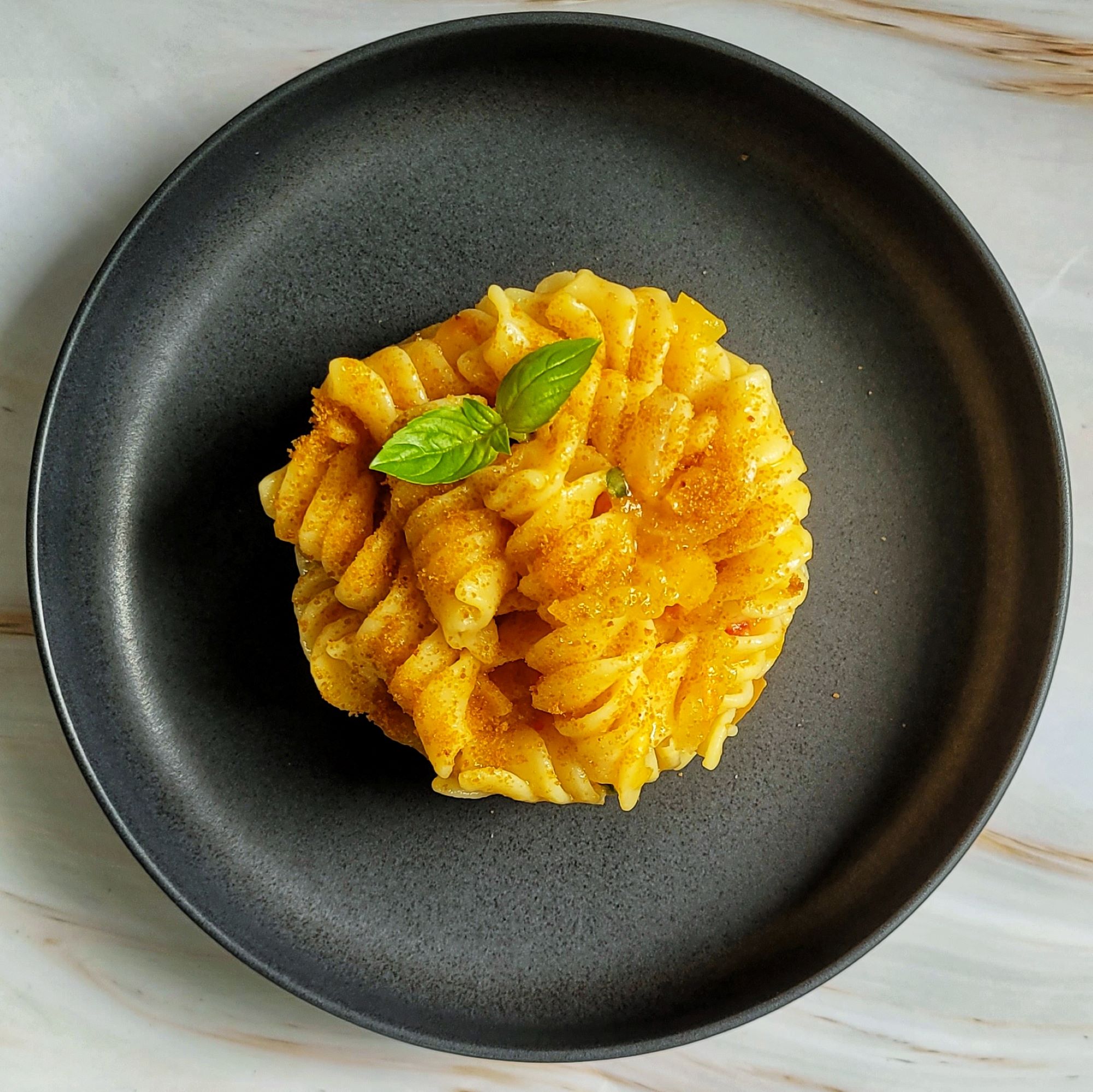 Giant fusilli with Sweet Tomato & Bottarga - the-balanced-plate