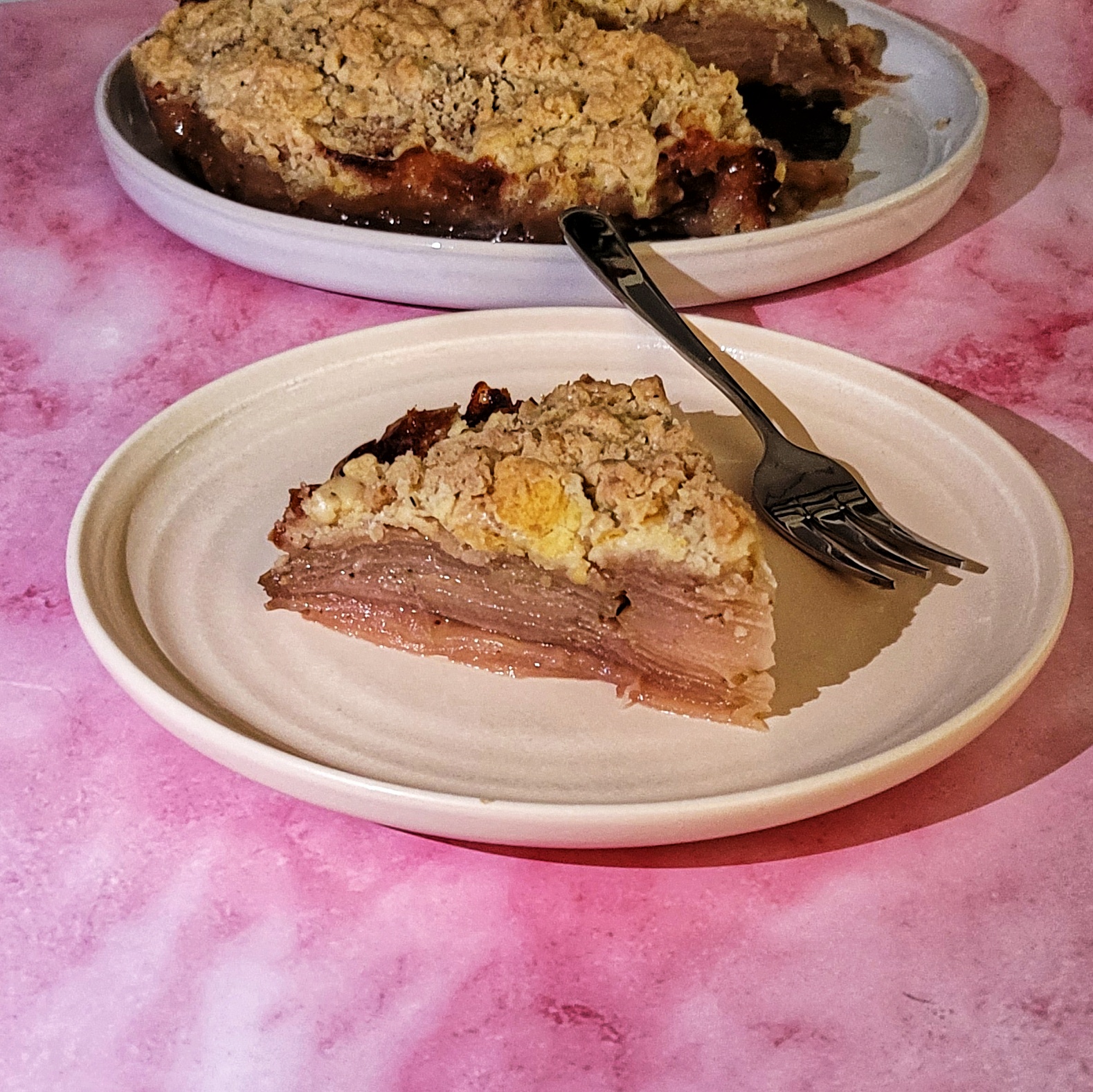 Gorgeously Layered Apple & Caramel Pie - the-balanced-plate