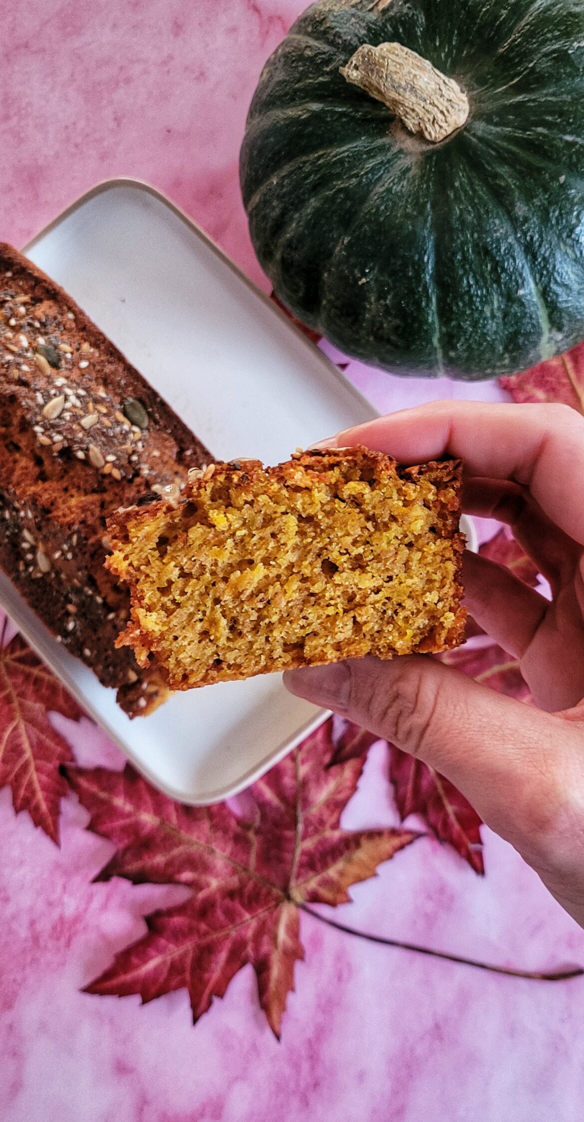 Pumpkin-flavored Soft Sponge Cake - the-balanced-plate