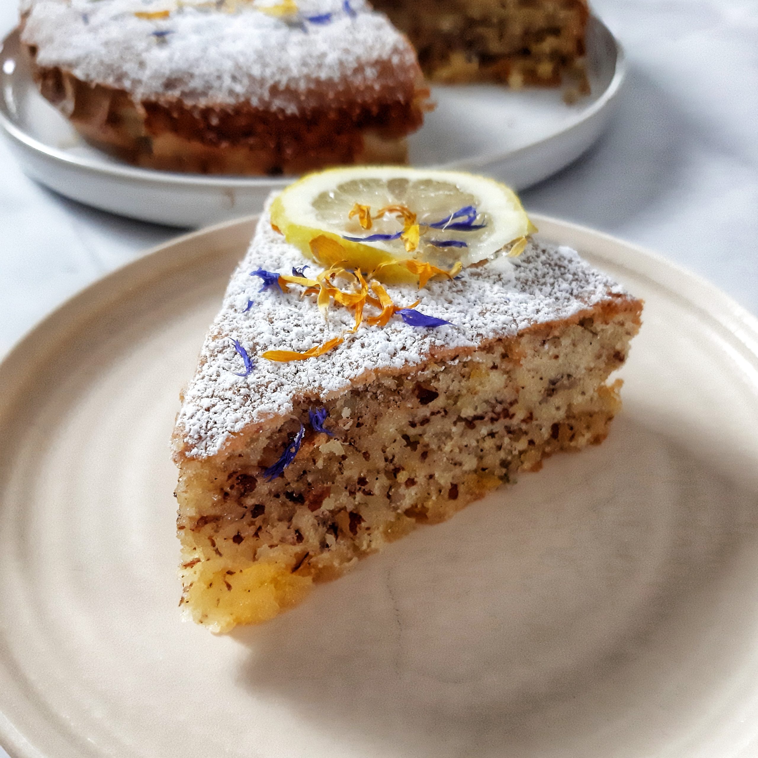 Lemon-flavored Caprese cake - rich & summery! - the-balanced-plate